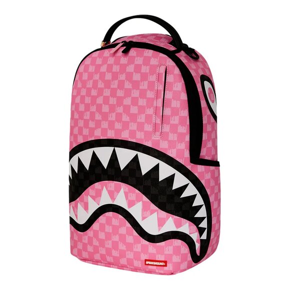 Sprayground | Bags | Sprayground Pink And Black Drip Check Dlxsv ...